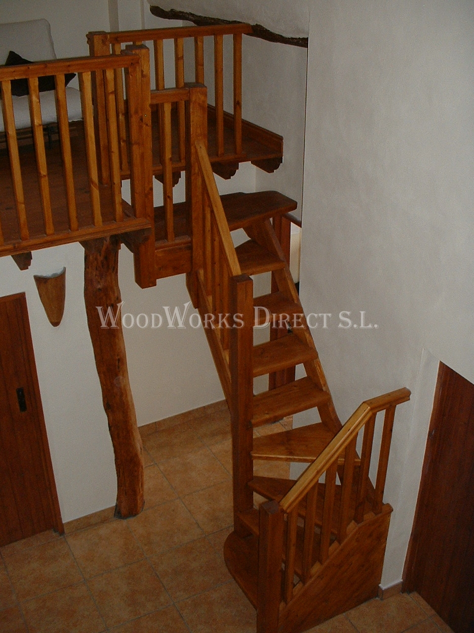 Internal Timber Staircase – Abanilla | 116 - Woodworks Direct