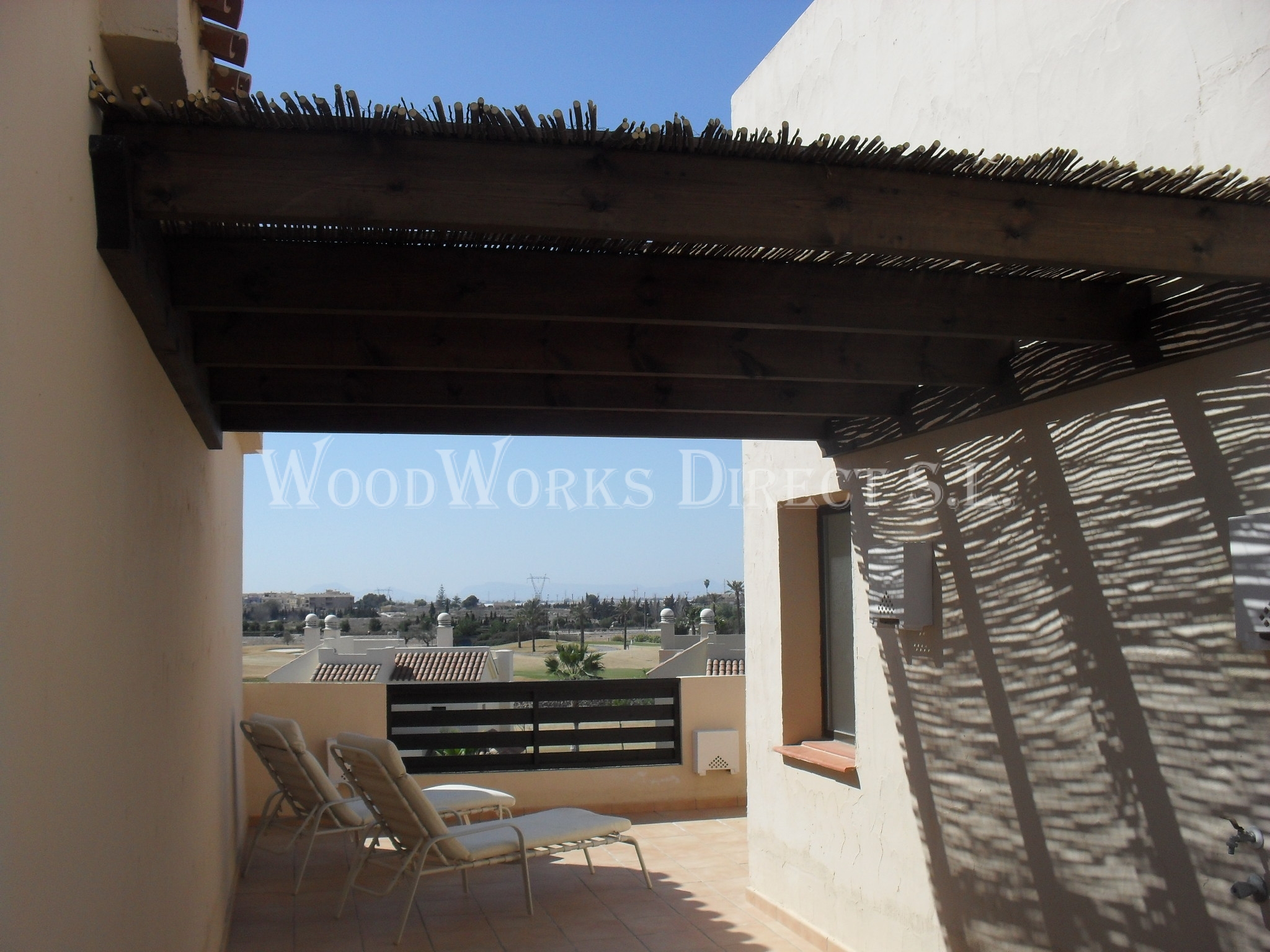 Roof Terrace Pergola – Roda Golf, Murcia | 83 - Woodworks Direct