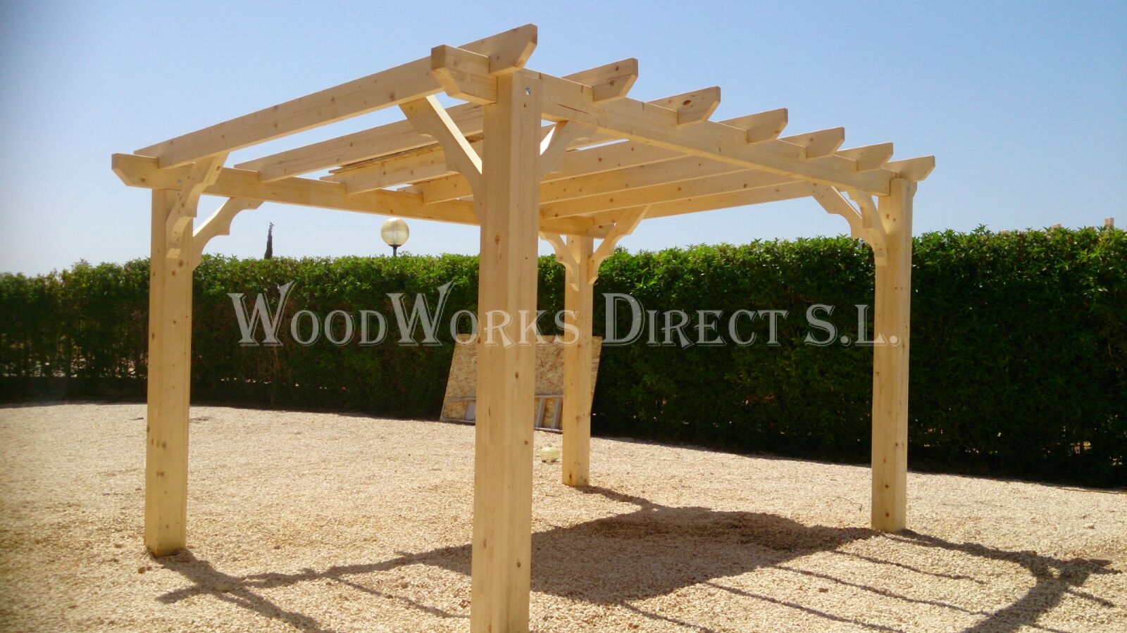 Chunky Pergola – Fuente Alamo, Murcia | 711 - Woodworks Direct