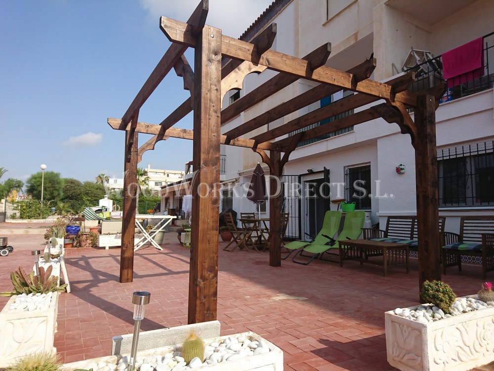 3m x 3m Pergola. Torrevieja, Alicante | 878 - Woodworks Direct