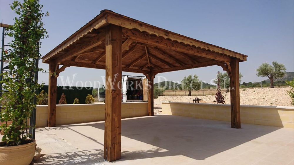 5m x 4.5m Gazebo, Salinas | 959 - Woodworks Direct