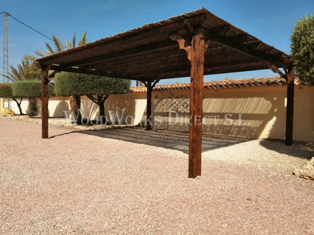6m x 5m Pergola, La Marina, Alicante |1284 - Woodworks Direct