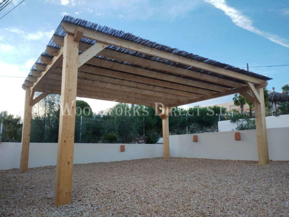 6m x 5m Pergola, Javéa, Alicante |1322 - Woodworks Direct